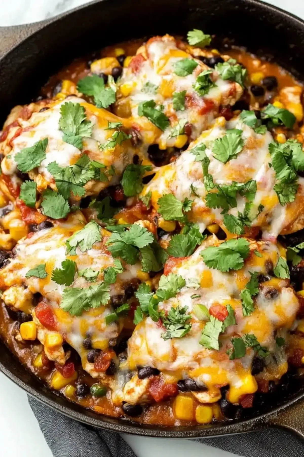 Santa Fe Chicken Skillet - Mucha Munch