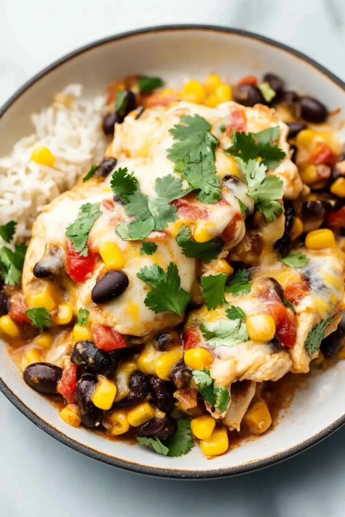 Santa Fe Chicken Skillet - Mucha Munch