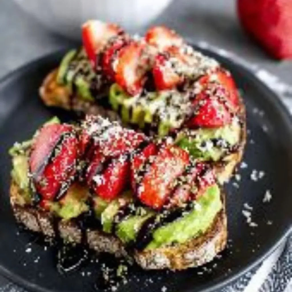 Balsamic Strawberry Avocado Toast: A Deliciously Fresh Recipe - Mucha Munch