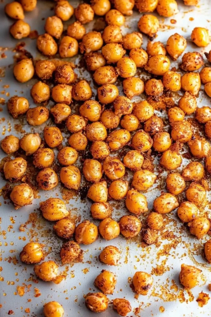 Crispy crunchy chickpeas - Mucha Munch