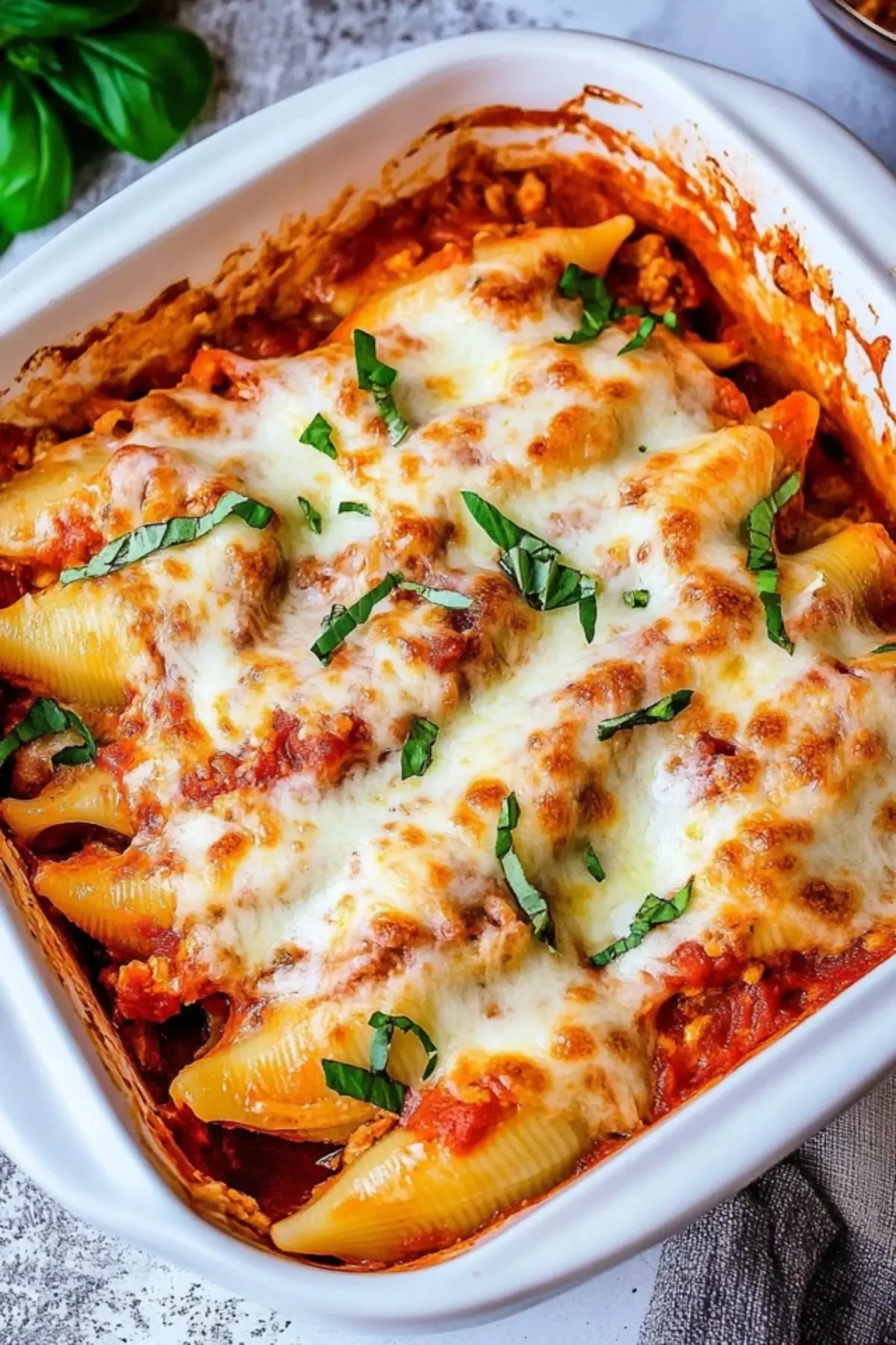 Easy Stuffed Shells - Mucha Munch