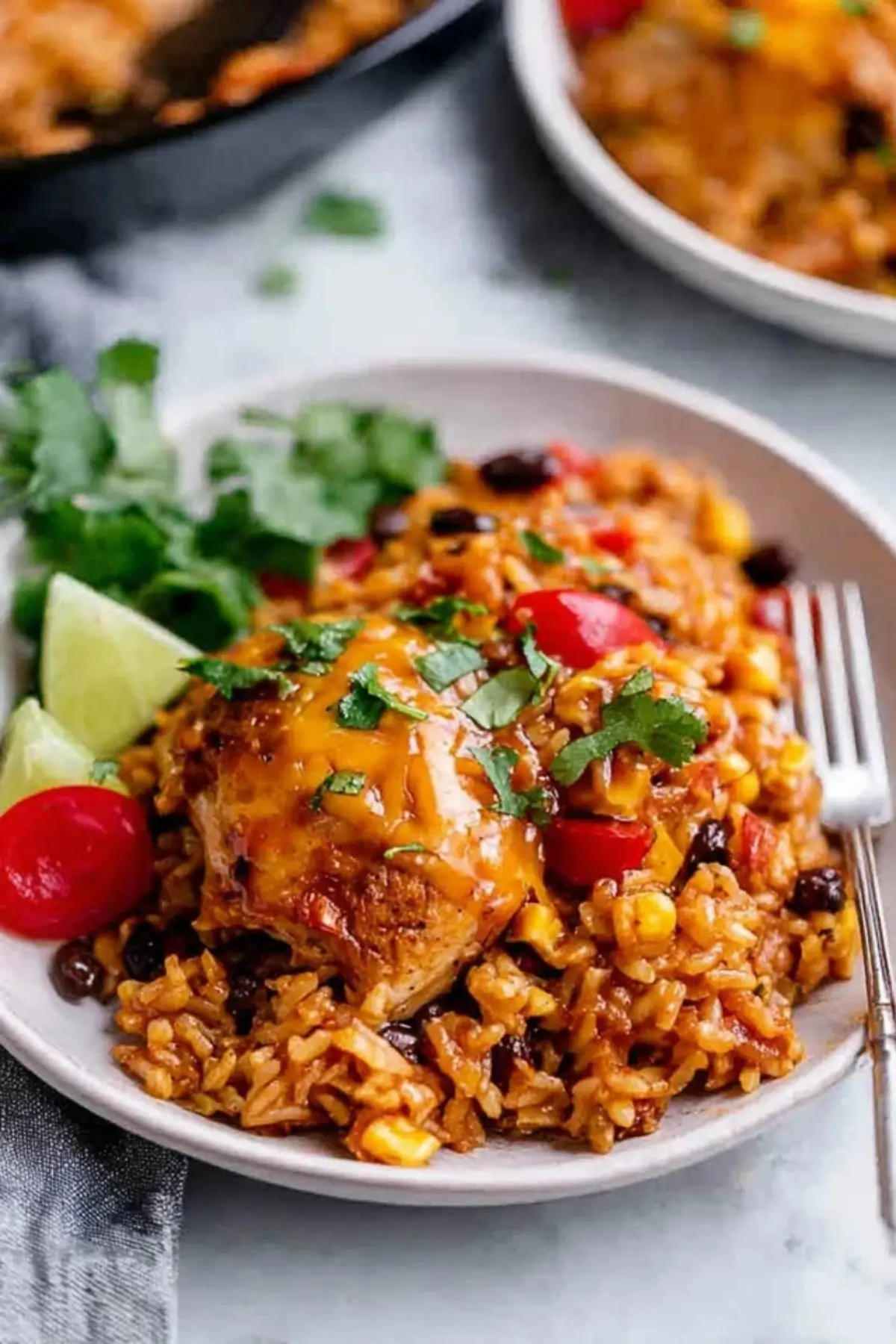 One-Pot BBQ Chicken and Rice - Mucha Munch