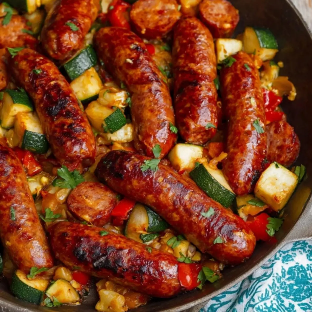 Andouille Sausage with Summer Sausage Skillet : A Flavorful Recipe ...
