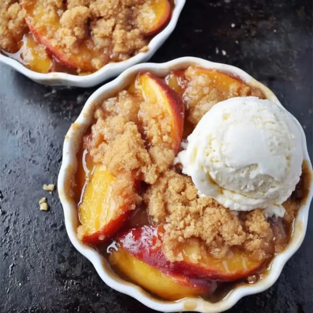 Nectarine Brown Sugar Crisp: A Delicious Summer Dessert - Mucha Munch