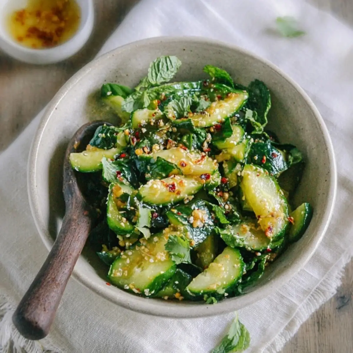 Smashed Asian Cucumber Salad: A Refreshing and Zesty Treat - Mucha Munch