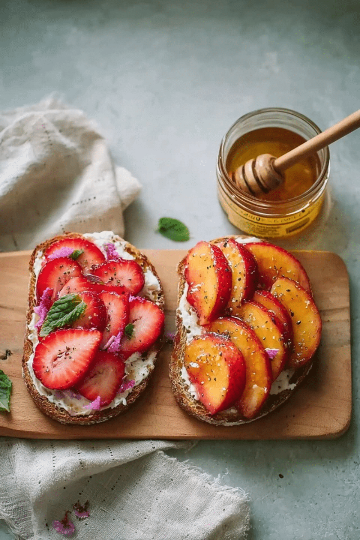 Strawberry Honey Breakfast Toasts: A Delicious and Healthy Start to Your Day - Mucha Munch