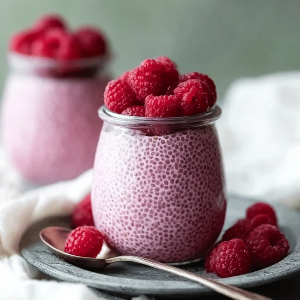Vegan Raspberry Chia Pudding: A Naturally Sweet and Creamy Delight ...