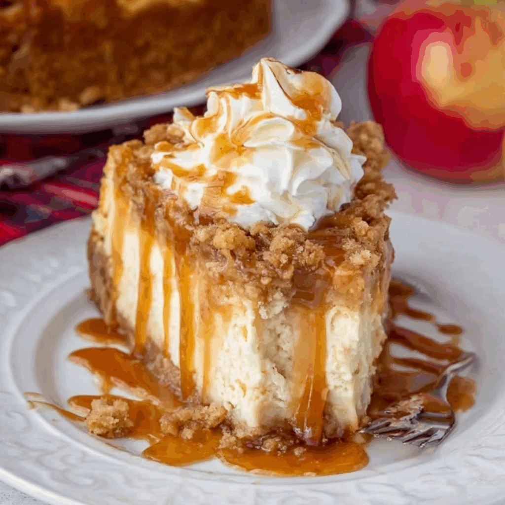 Apple Crisp Cheesecake: A Perfect Blend of Sweet and Creamy - Mucha Munch