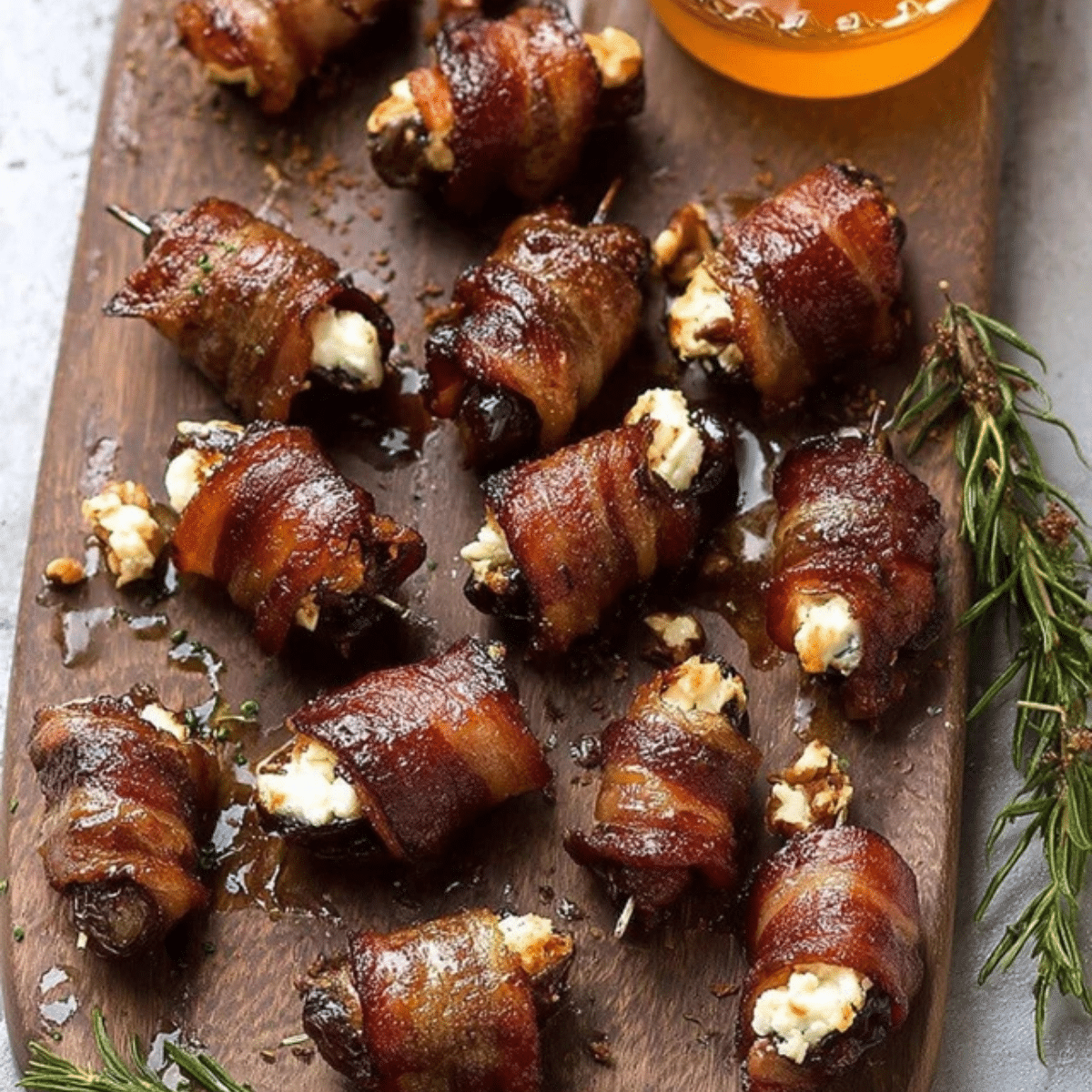 Goat Cheese Stuffed Bacon Wrapped Dates: A Sweet and Savory Holiday ...