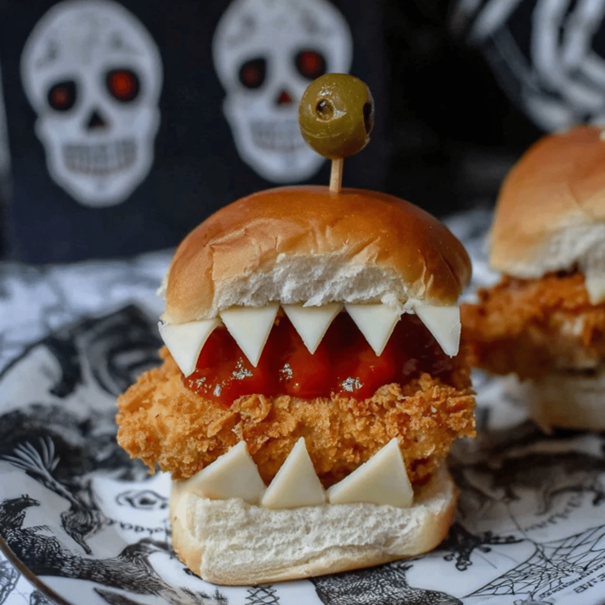 Halloween Chicken Parmesan Sliders: A Spooky Snack Delight - Mucha Munch