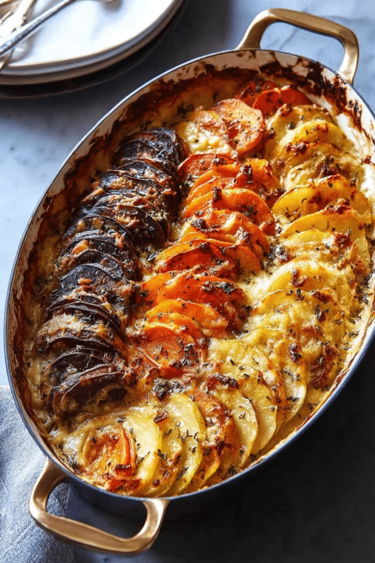 Cheesy Root Vegetable Gratin: A Comforting Dish for Any Occasion ...