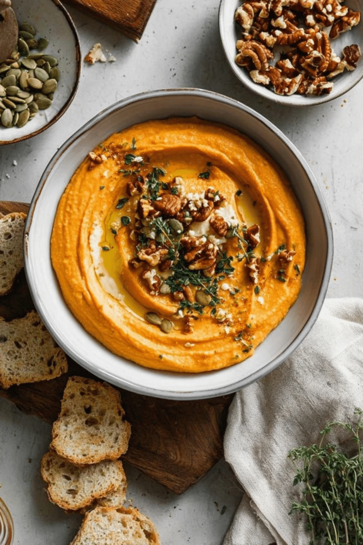 Pumpkin Whipped Feta Dip: A Flavorful Fall Appetizer - Mucha Munch