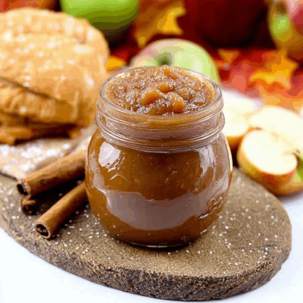 Salted Caramel Apple Butter: A Delicious Fall Spread - Mucha Munch