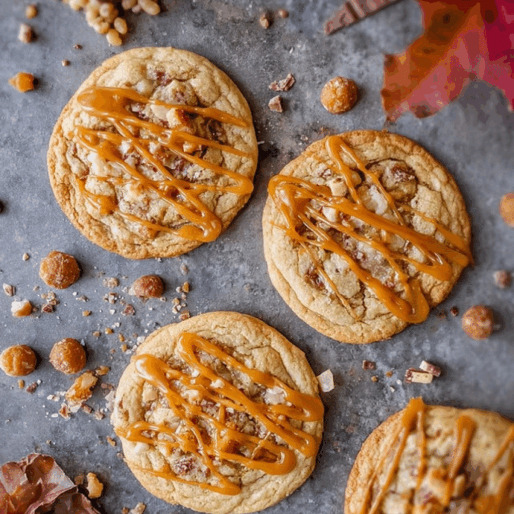 Salted Caramel Toffee Cookies: The Ultimate Fall Treat - Mucha Munch