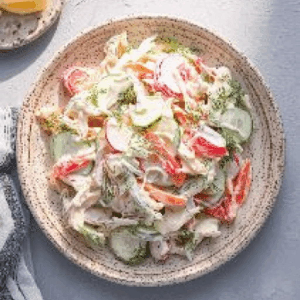 Surimi Salad – Easy Japanese Crab Salad Recipe - Mucha Munch