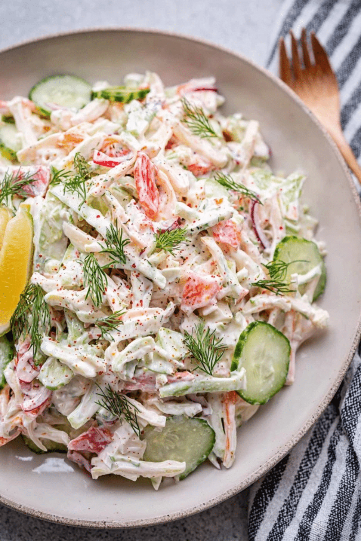 Surimi Salad – Easy Japanese Crab Salad Recipe - Mucha Munch