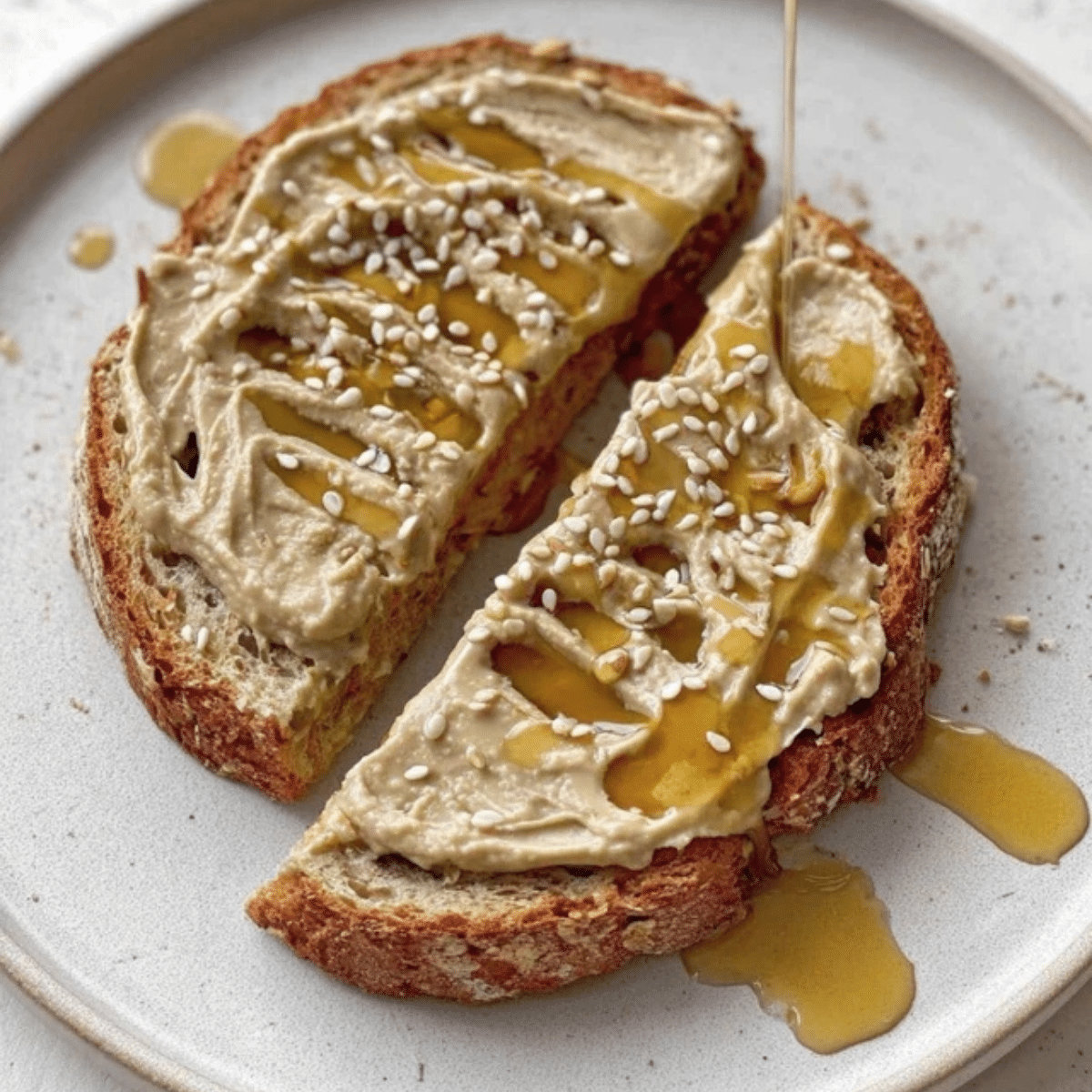 Tahini Honey Toast: A Nut-Free Breakfast Favorite in Just 5 Minutes ...
