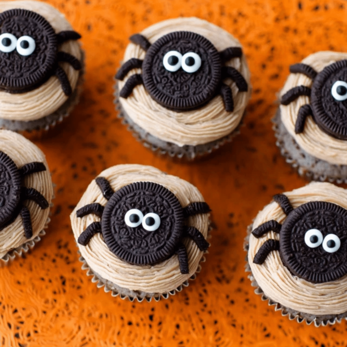 Cookies & Scream Spider Cupcakes - Mucha Munch