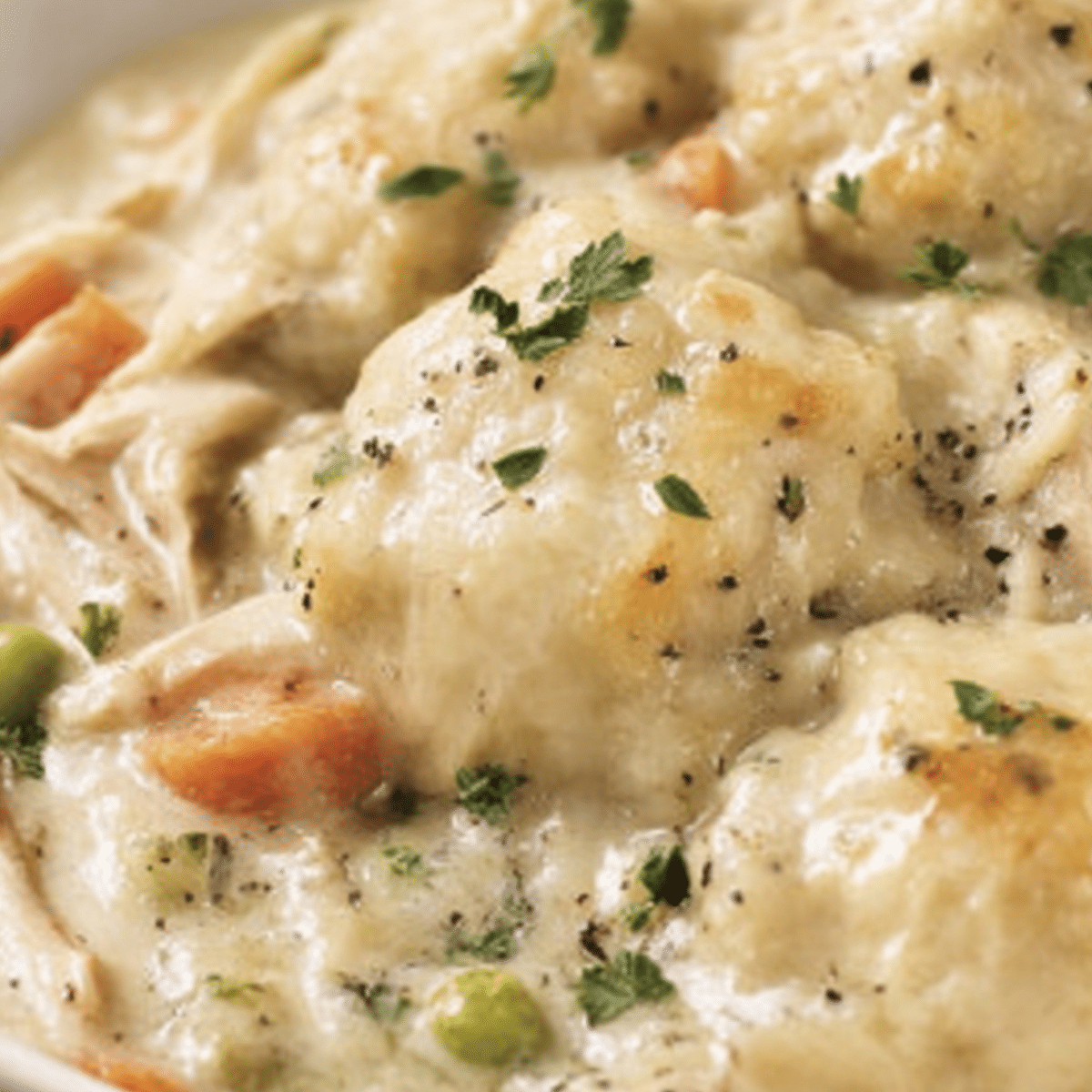 Crockpot Chicken & Dumplings – Easy Comfort Food Recipe - Mucha Munch