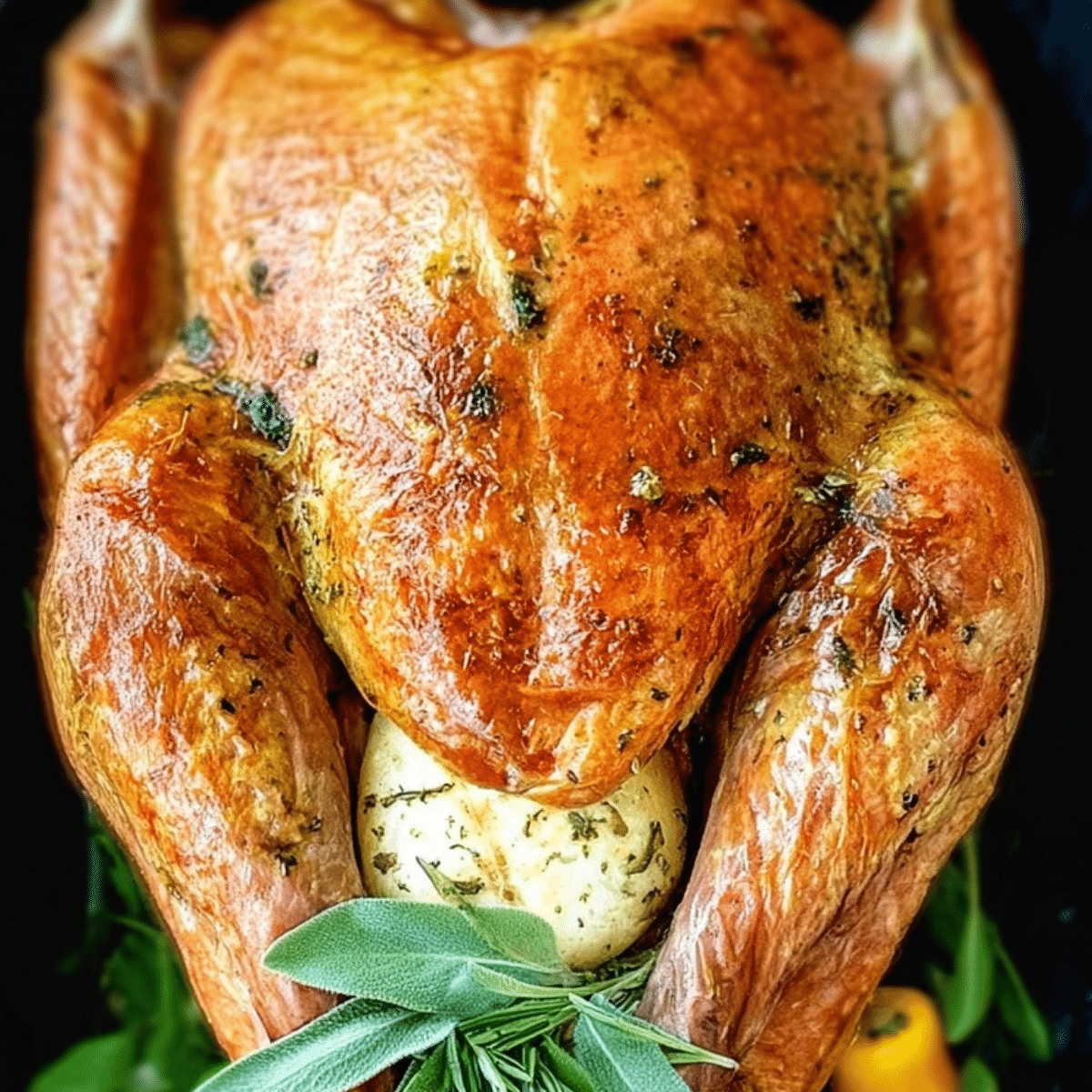 Garlic Herb Butter Thanksgiving Turkey – Easy & Flavorful Recipe ...