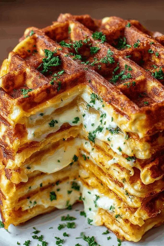 The Best Grilled Cheese Chaffle Recipe - Mucha Munch