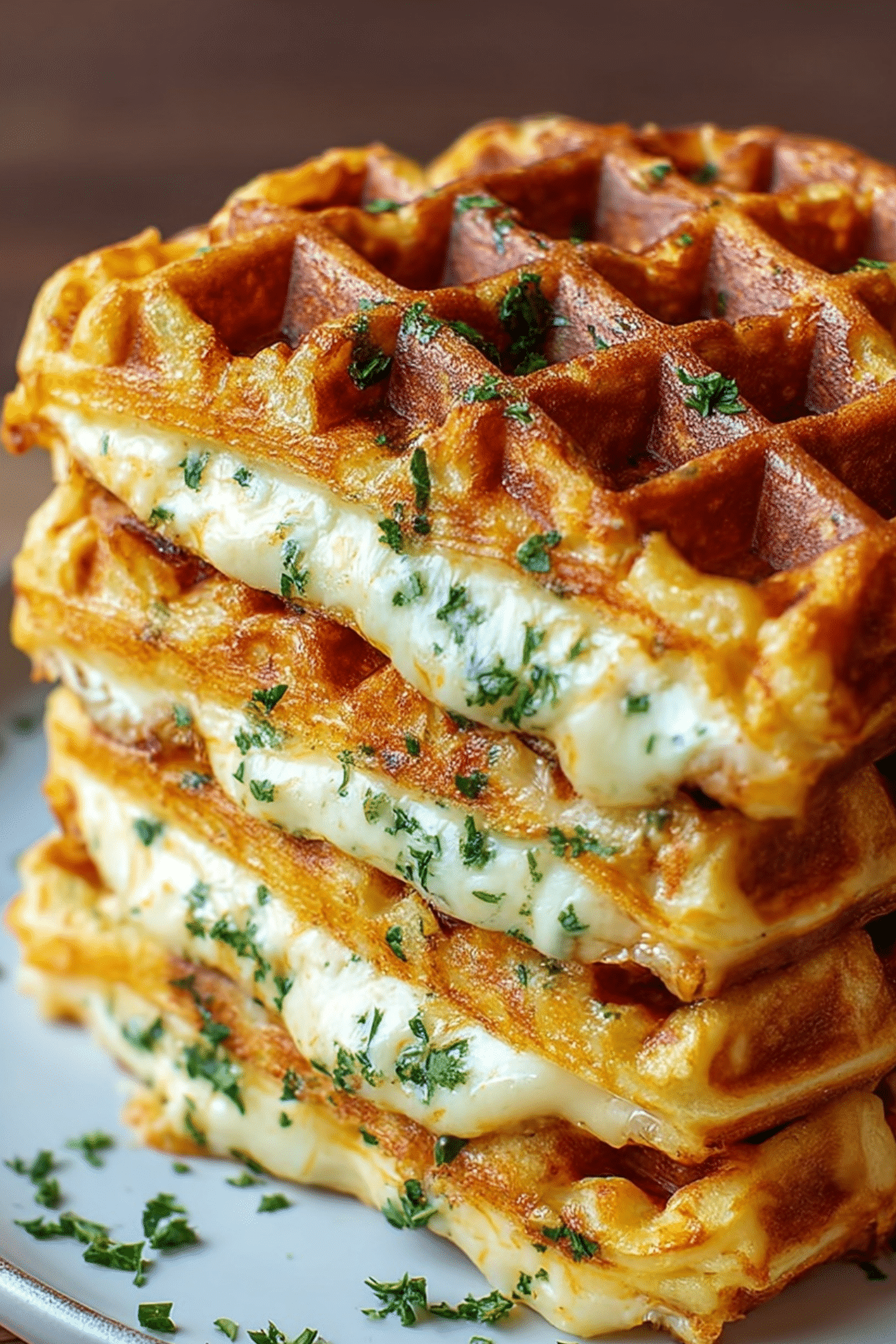 The Best Grilled Cheese Chaffle Recipe - Mucha Munch