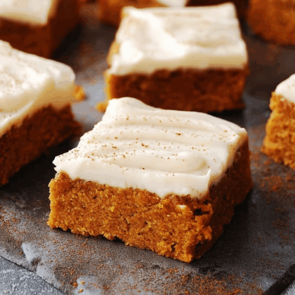 Sheet Pan Libby’s Pumpkin Bars Recipe - Mucha Munch