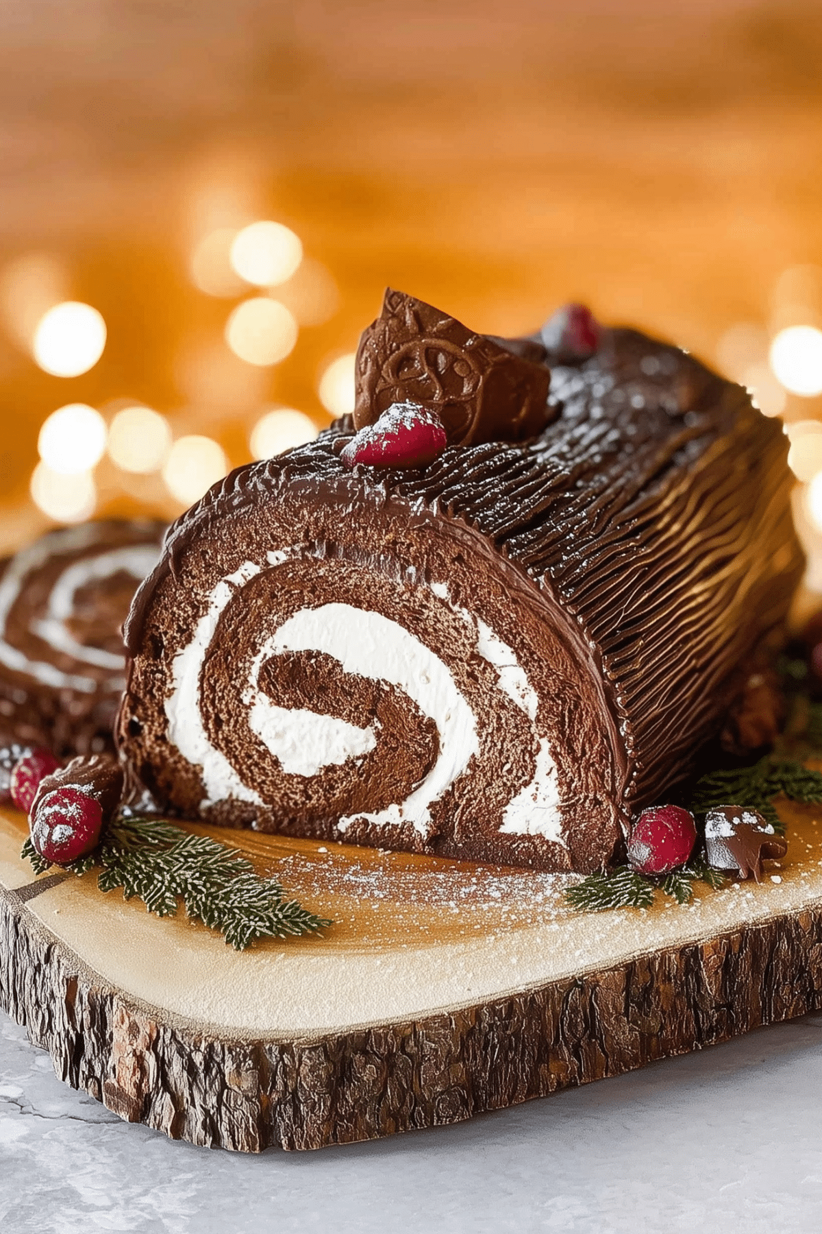 yule Log Cake – Best Recipe for a Christmas Classic - Mucha Munch