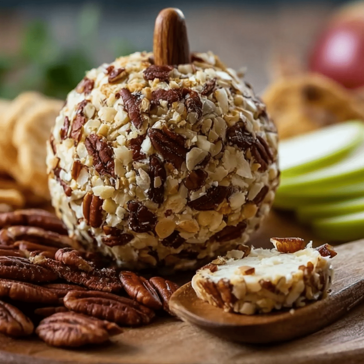 Acorn Cheeseball Recipe – Easy & Festive - Mucha Munch