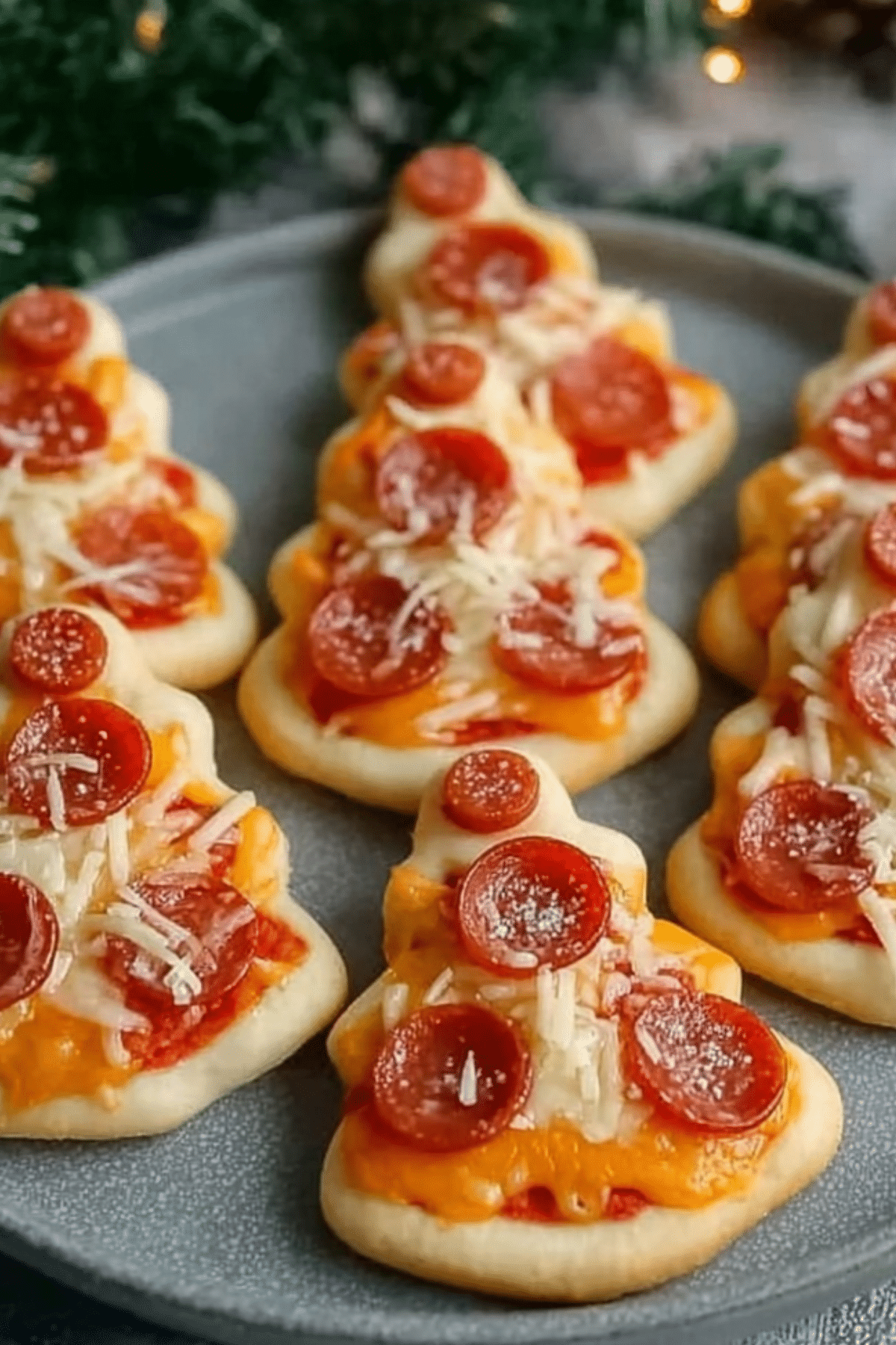 Christmas Tree Mini Pizzas – Easy Holiday Recipe - Mucha Munch