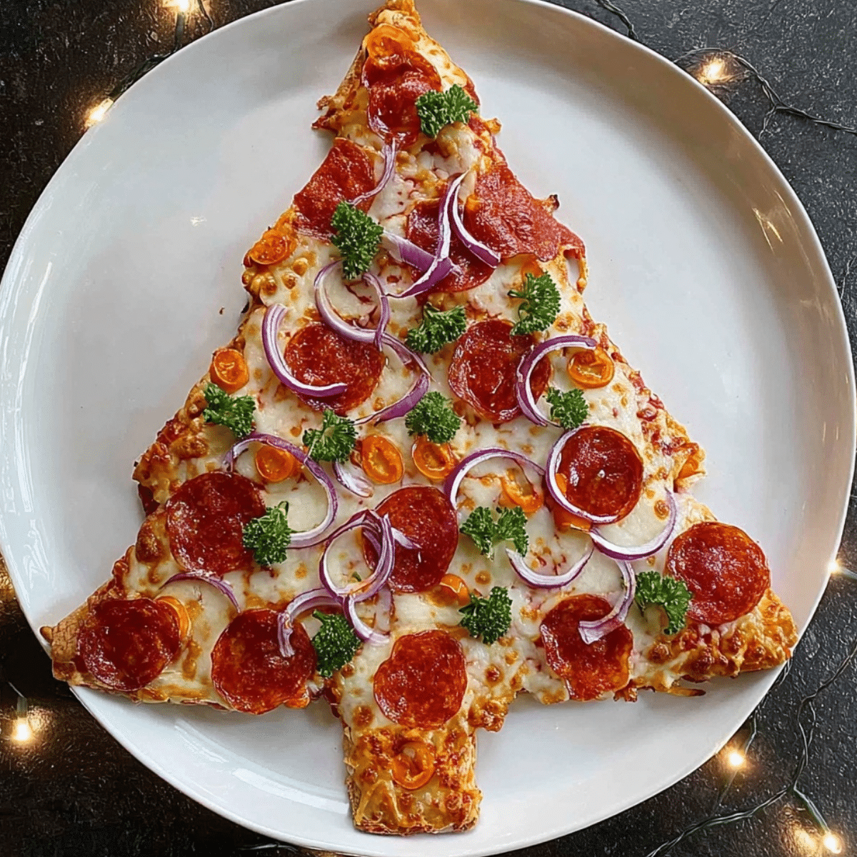 Christmas Tree Pizza – Easy and Fun Recipe for the Holidays - Mucha Munch
