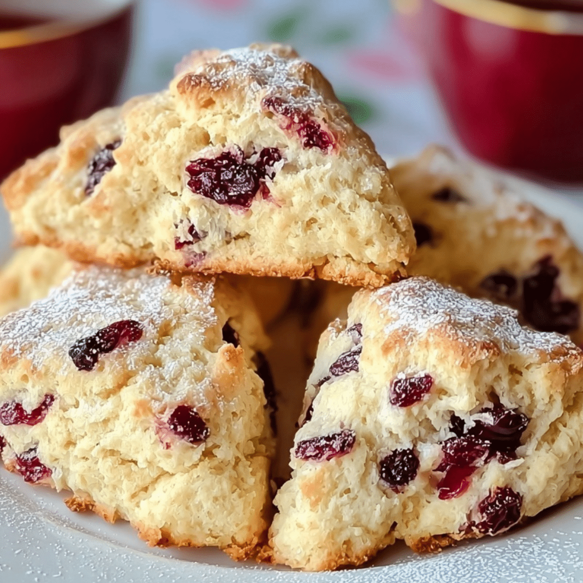 Cranberry Orange Scones: Perfect for Brunch or Breakfast - Mucha Munch