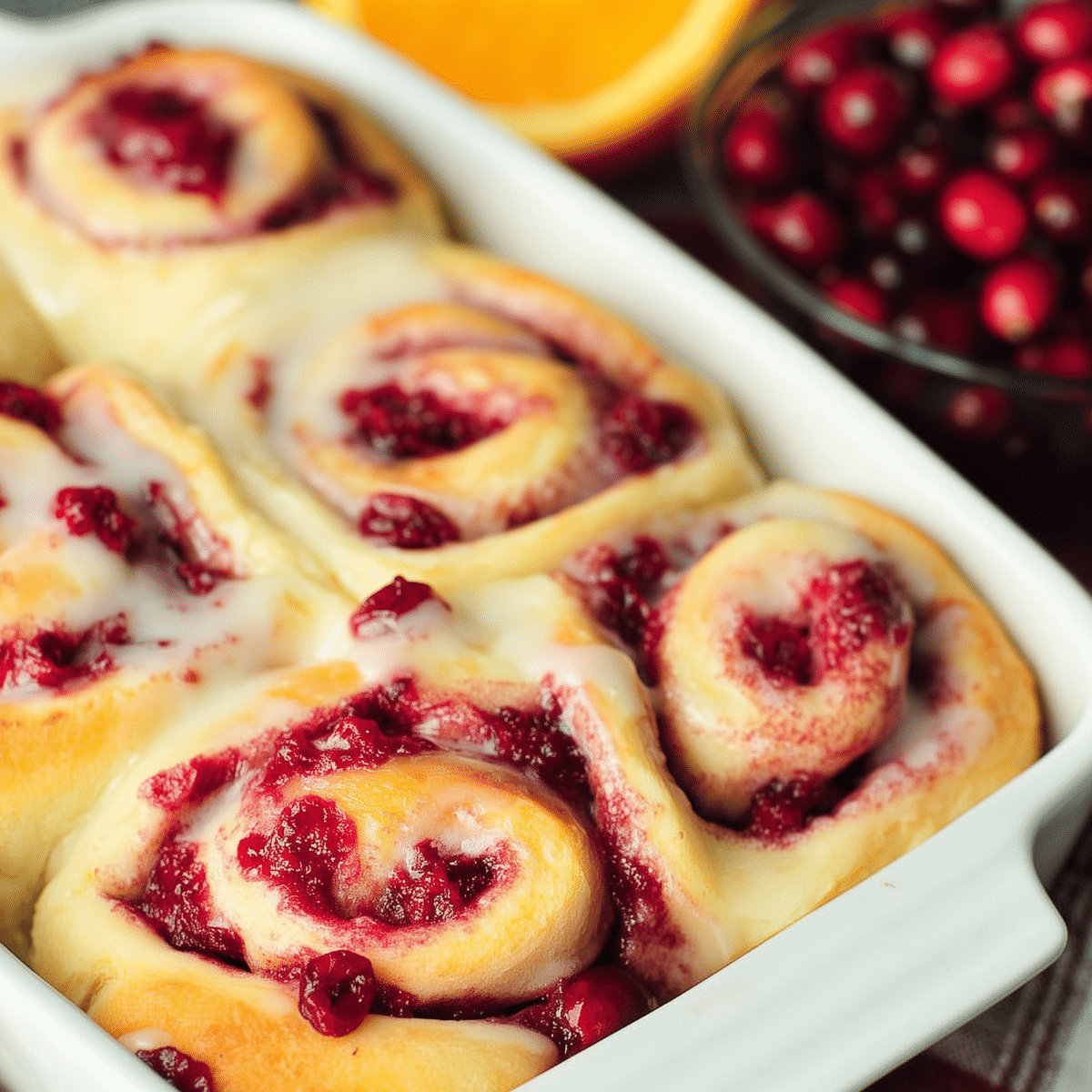 Cranberry Orange Sweet Rolls Easy Tips - Mucha Munch