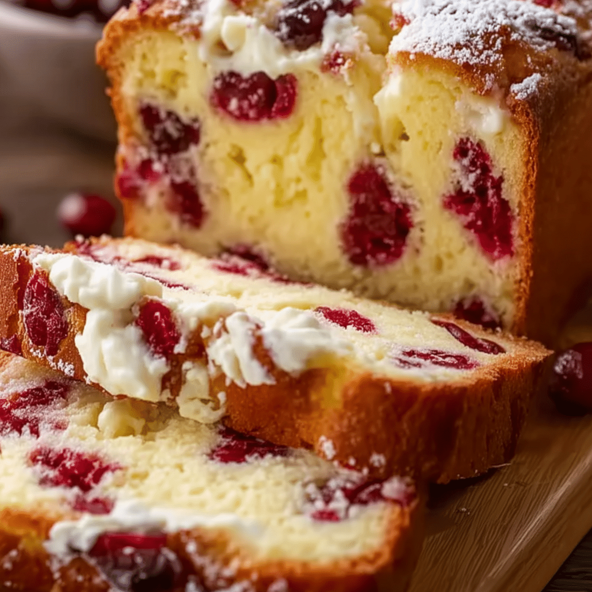 Cream Cheese Cranberry Loaf – Easy & Delicious Holiday Recipe - Mucha Munch