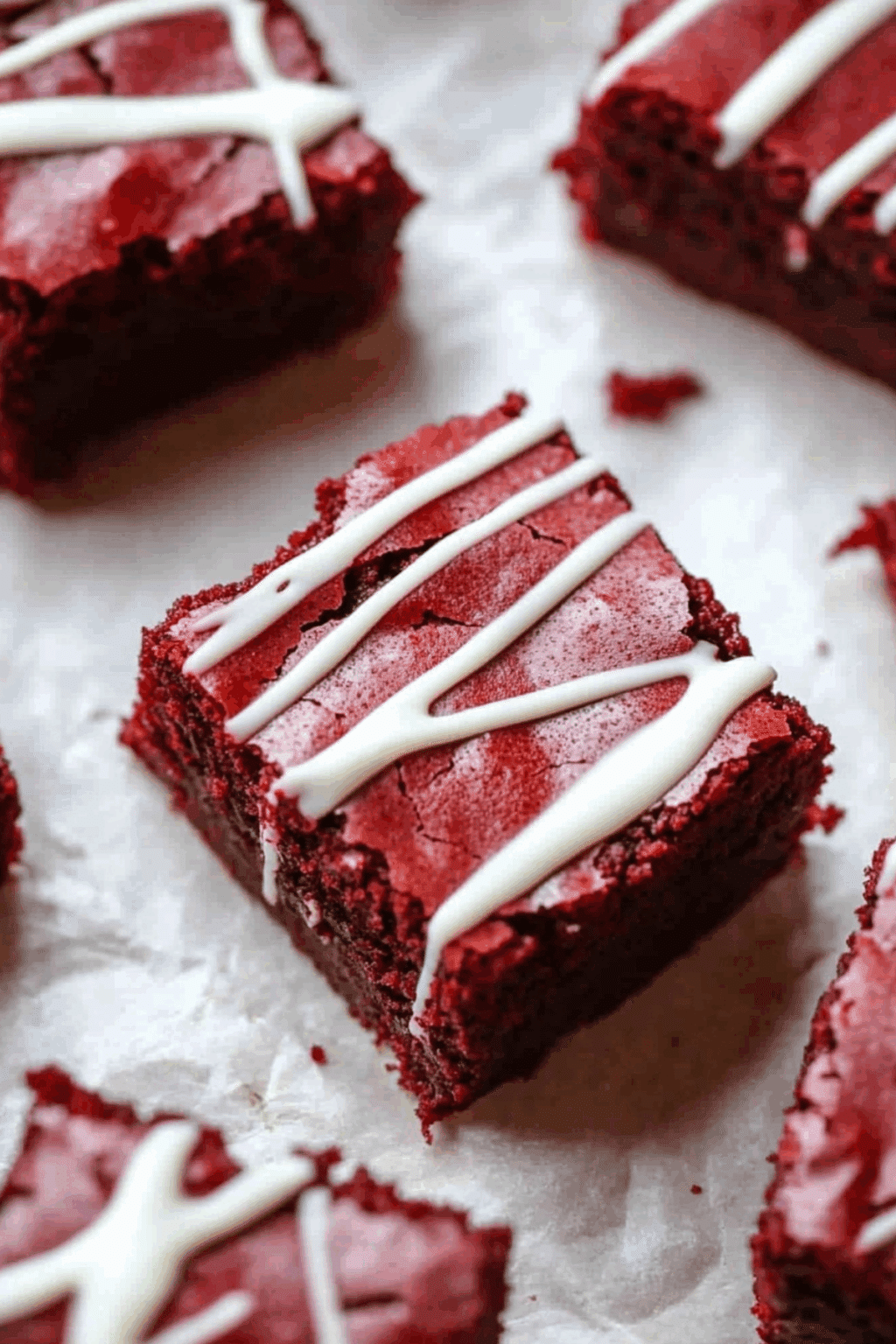 Fudgy Red Velvet Brownies – Easy & Decadent Treat - Mucha Munch
