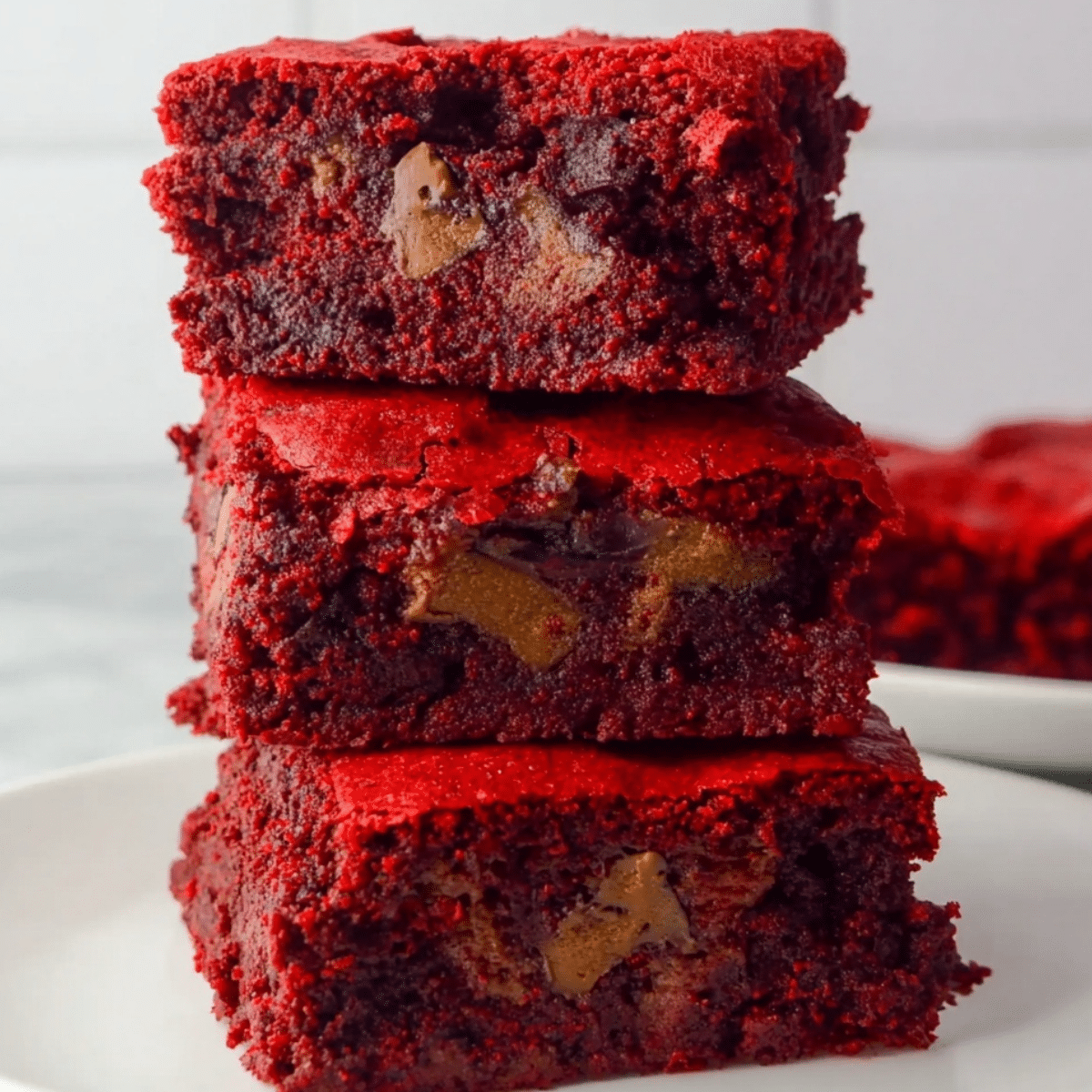 Fudgy Red Velvet Brownies – Easy & Decadent Treat - Mucha Munch