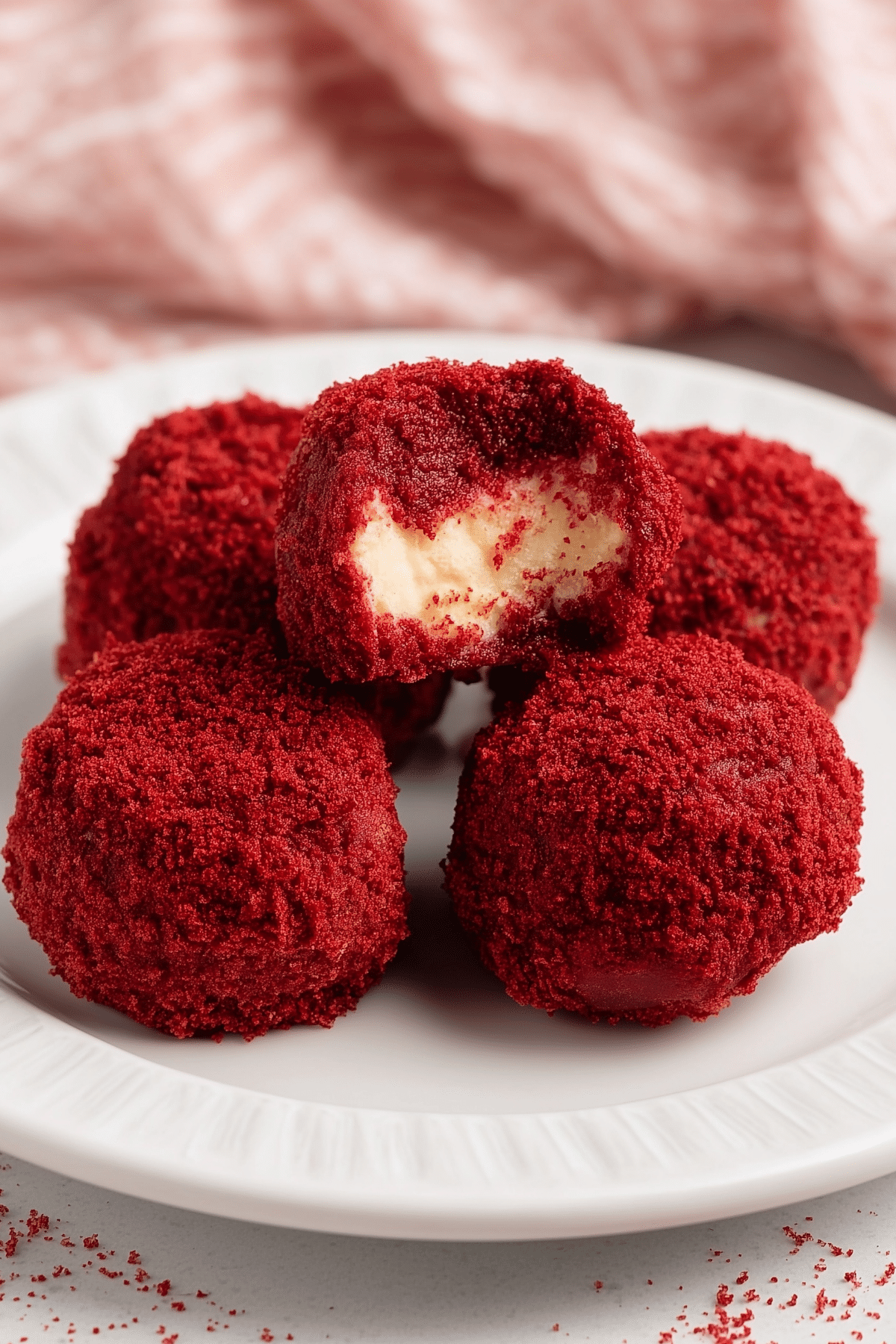 Red Velvet Cheesecake Bites – Easy & Creamy Dessert - Mucha Munch