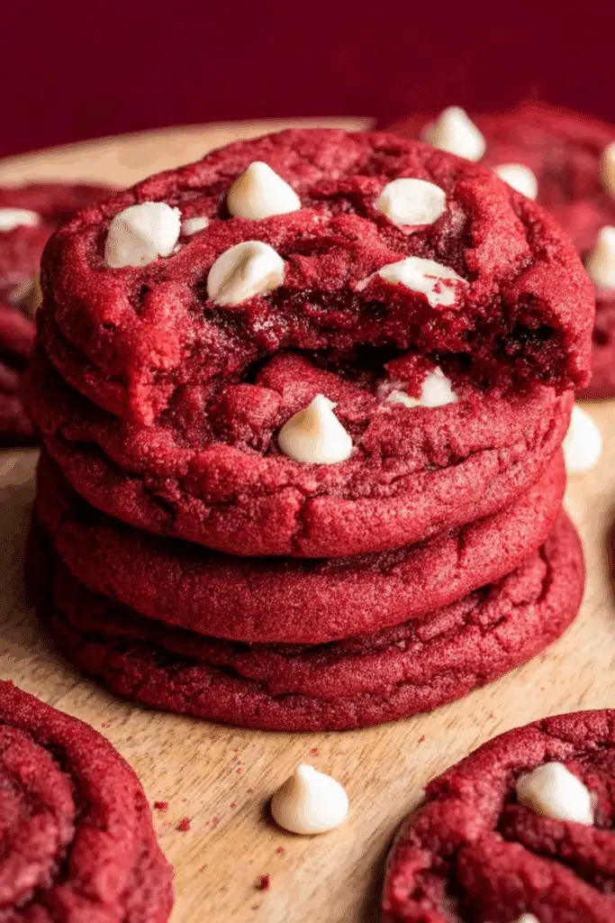 Red Velvet Cookies – Easy , Chewy, and Delicious! - Mucha Munch