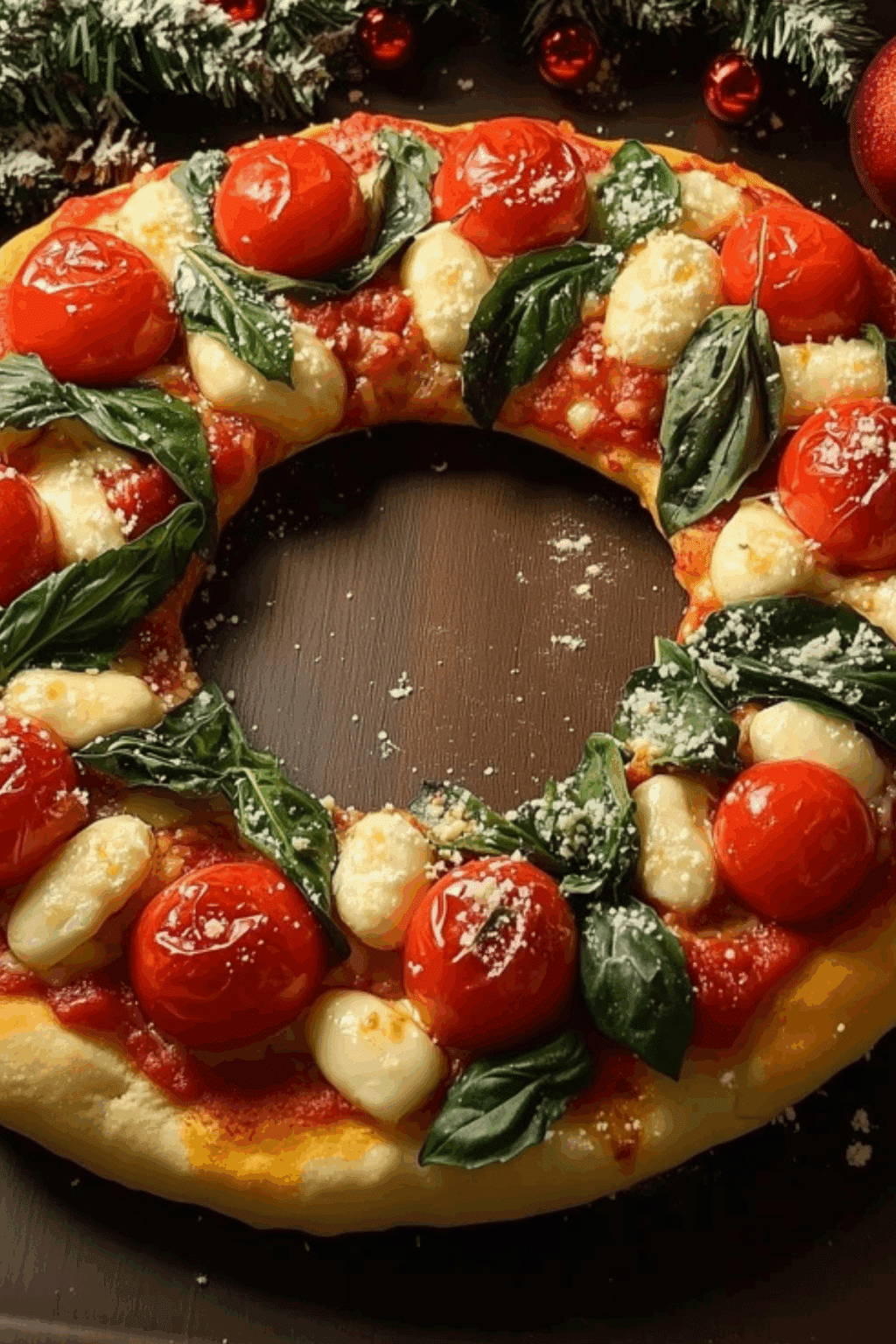 Holiday Wreath Pizza: Easy and Festive Recipe - Mucha Munch