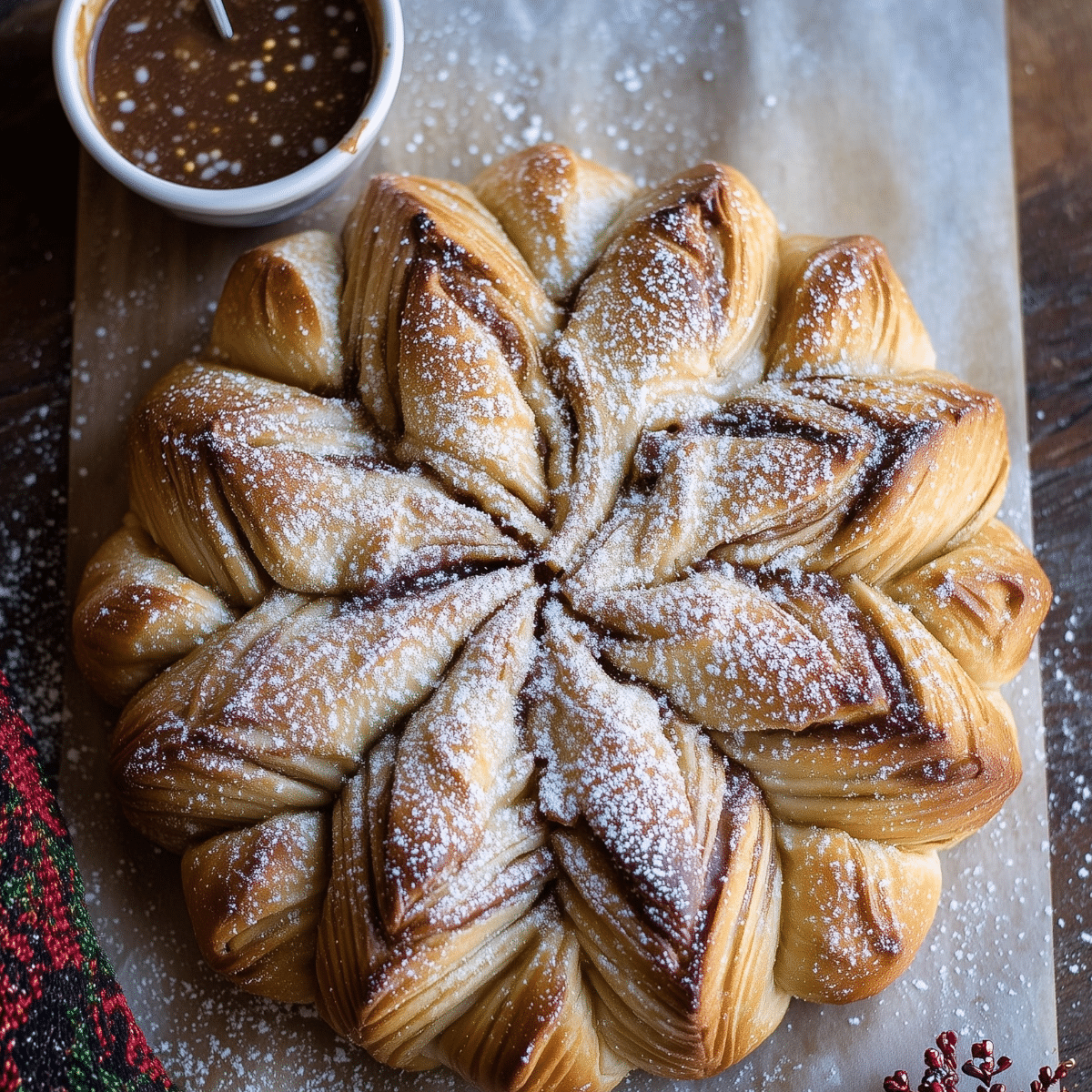 Christmas Morning Star Bread – Best Holiday Recipe - Mucha Munch