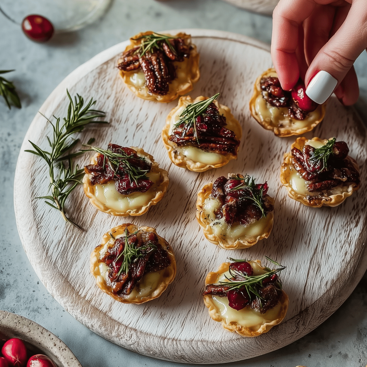 Cranberry Brie Tartlets: A Perfect Holiday Treat - Mucha Munch