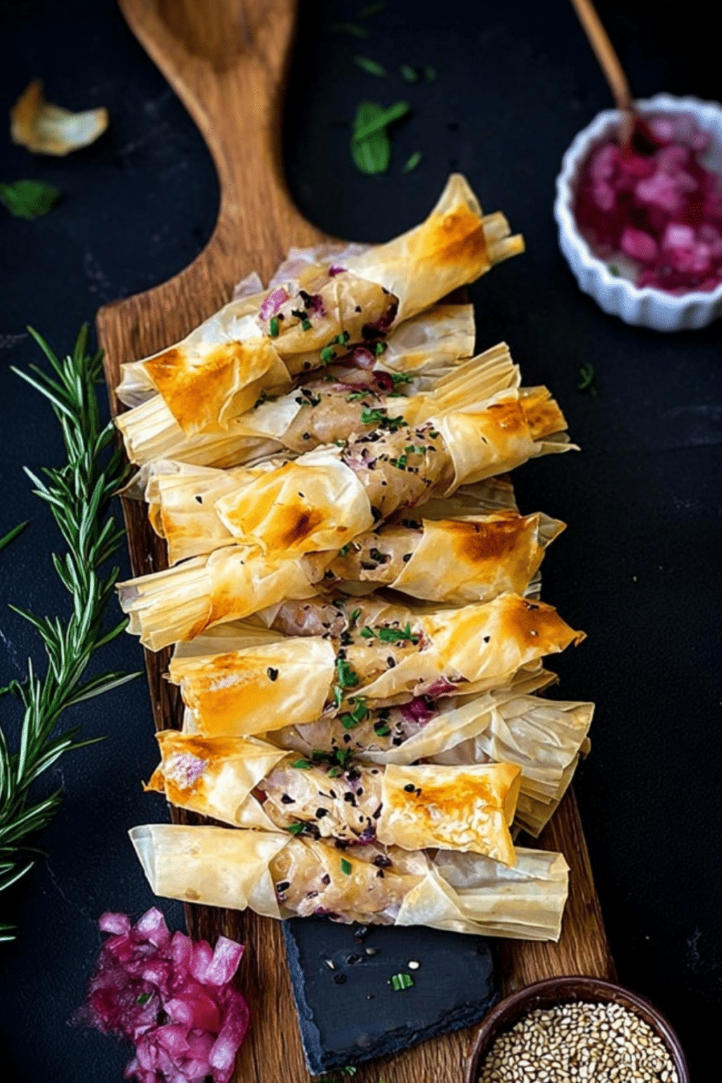Cranberry and Brie Filo Crackers – Easy Festive Treat - Mucha Munch