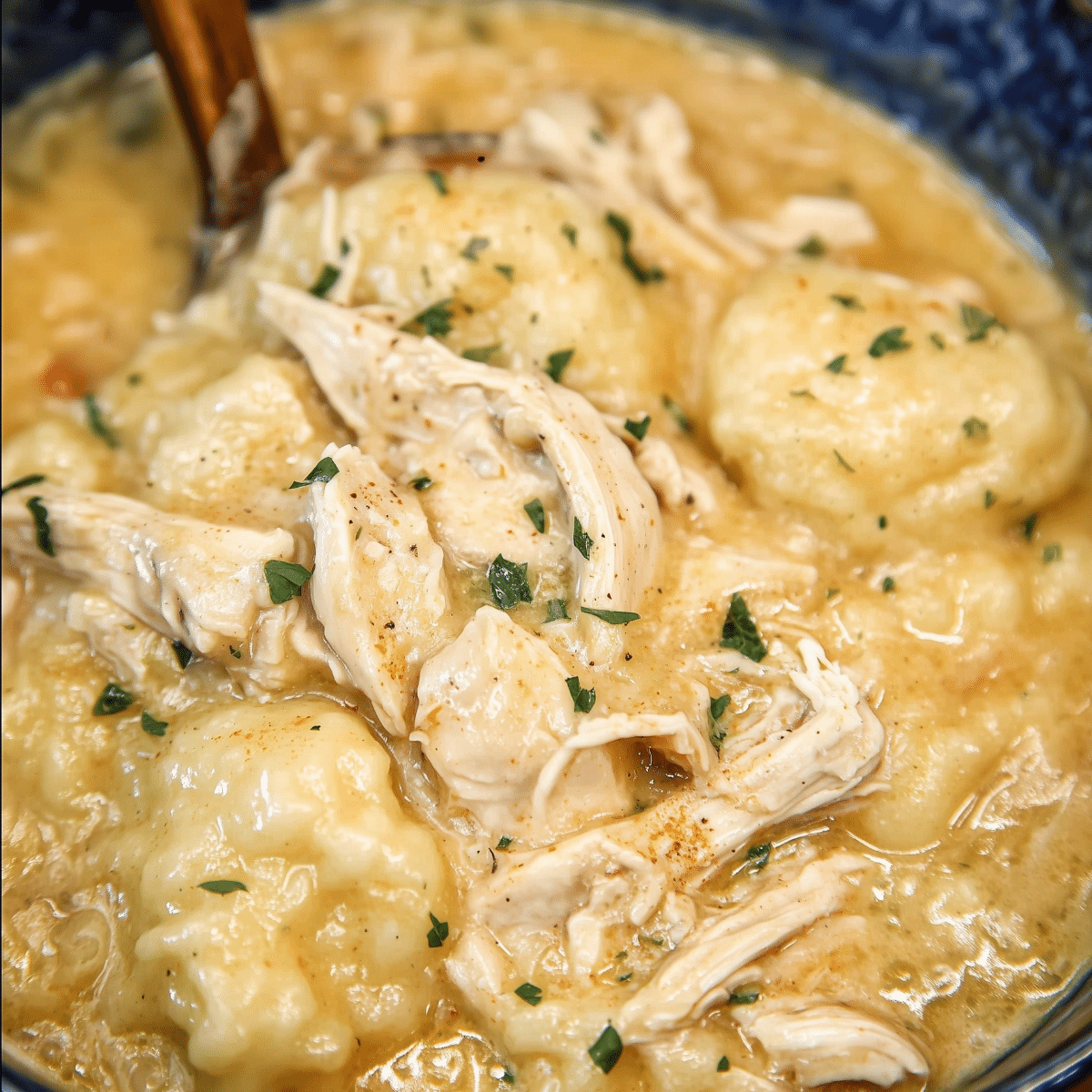 Crock Pot Chicken and Dumplings - Easy & Delicious - Mucha Munch