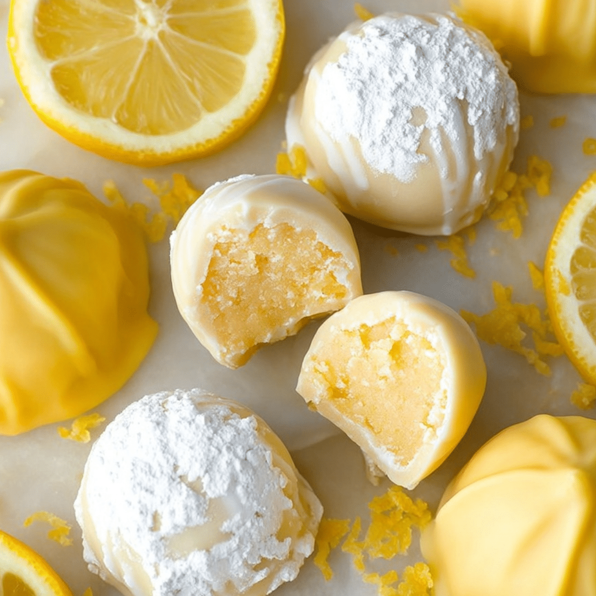 Lemon Truffles – Simple & Creamy Dessert Recipe - Mucha Munch