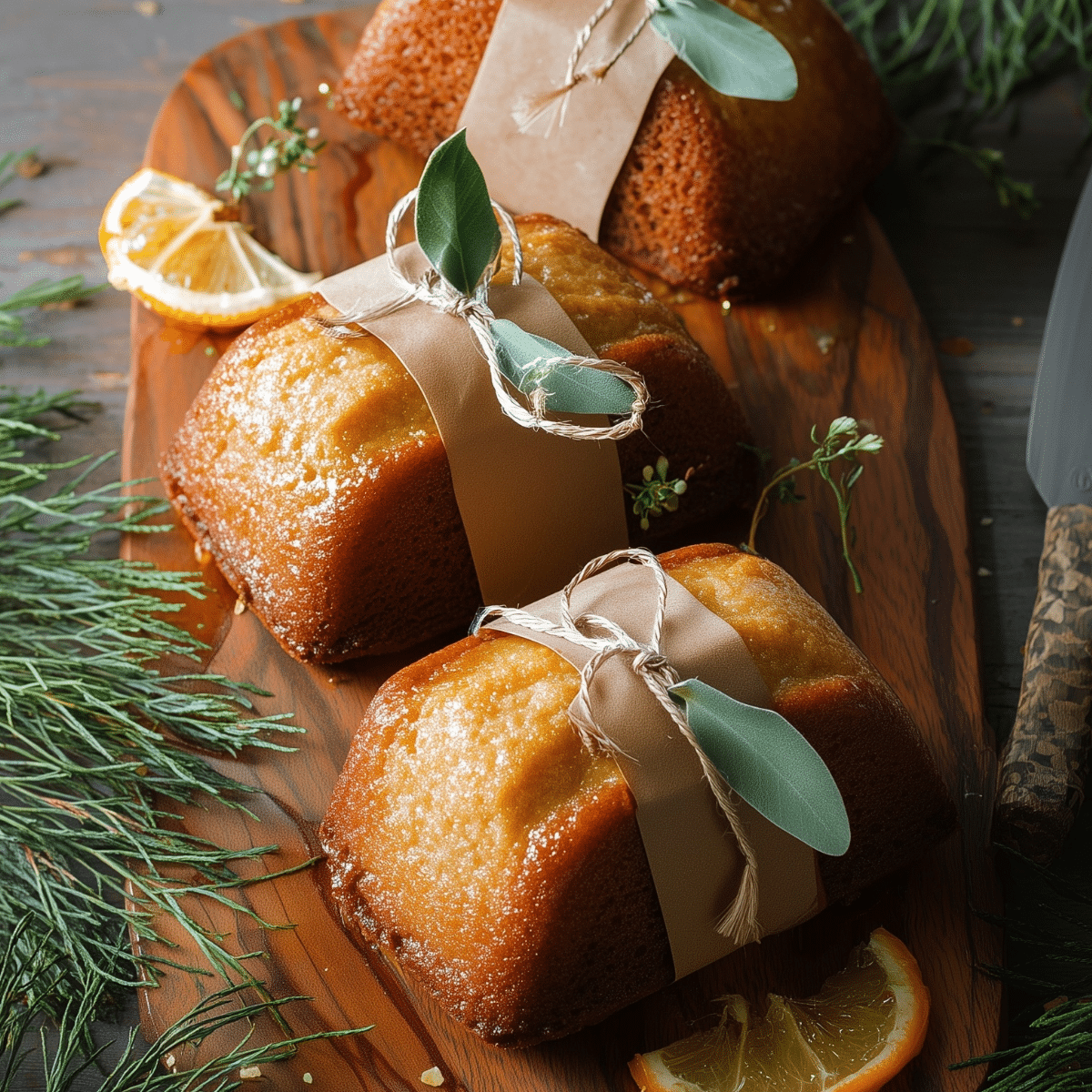Orange Ginger Honey Cakes – Best Mini Loaf Recipe - Mucha Munch
