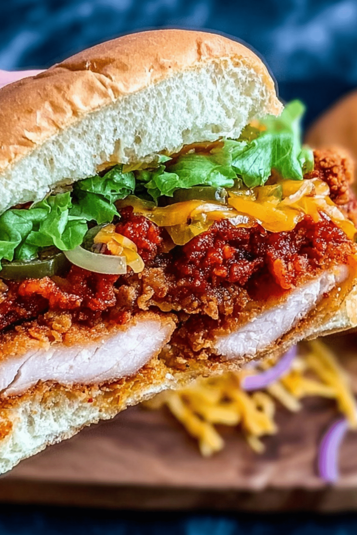 Spicy Crispy Chicken Burger - Easy & Delicious! - Mucha Munch