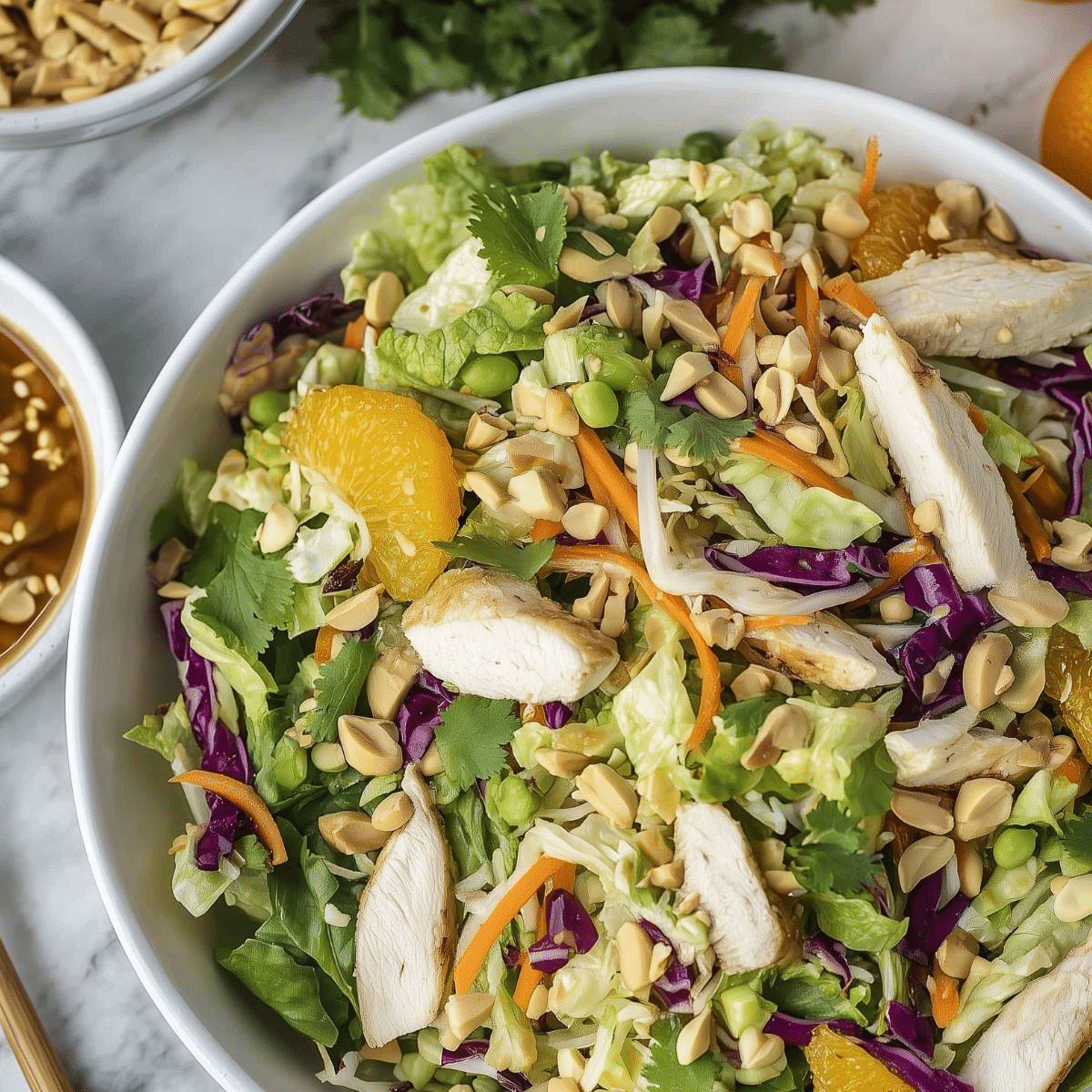 Asian Chicken Salad – Best Healthy & Flavorful Recipe - Mucha Munch