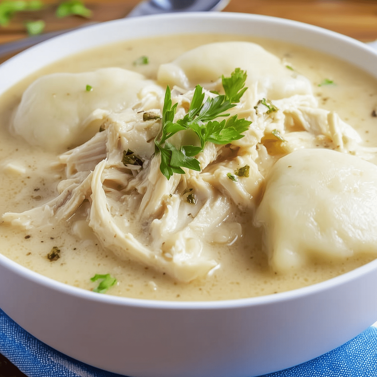 Southern Style Chicken and Dumplings: Easy Comfort Food - Mucha Munch