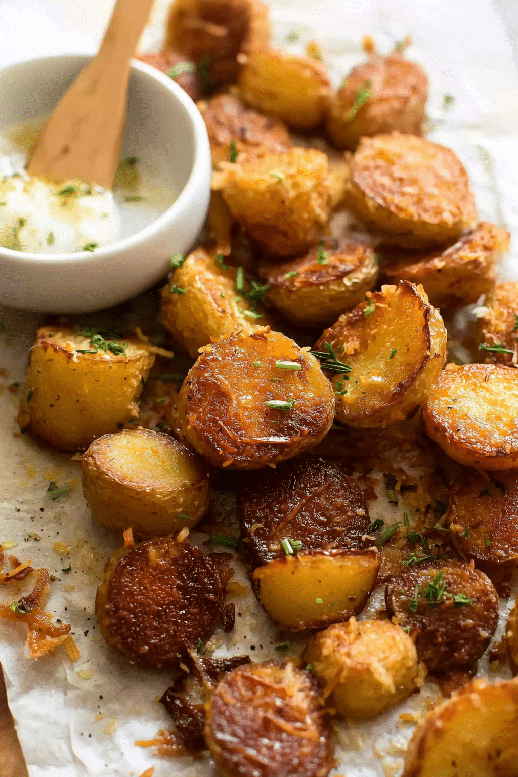 Crispy Roasted Parmesan Potatoes – Crispy and Delicious! - Mucha Munch
