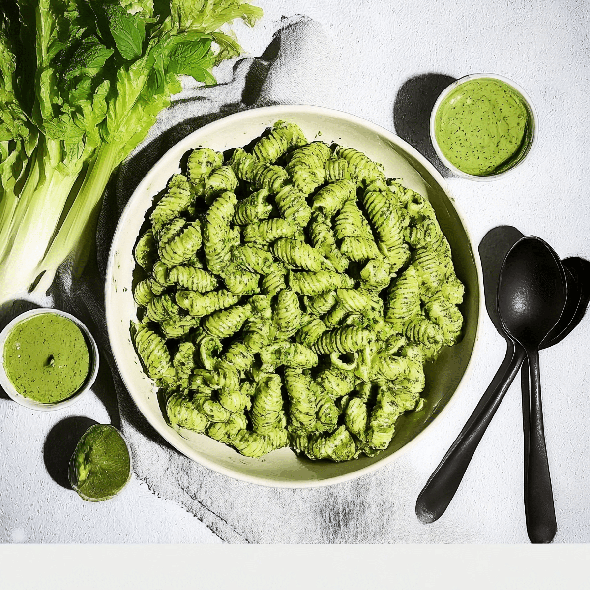 Green Goddess Pasta Salad – Easy , Fresh & Creamy - Mucha Munch